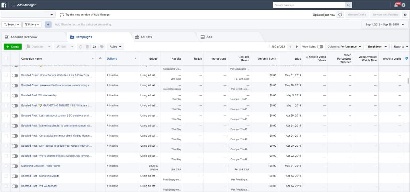 New Facebook Ads Manager interface to improve user experience - Wit Digital